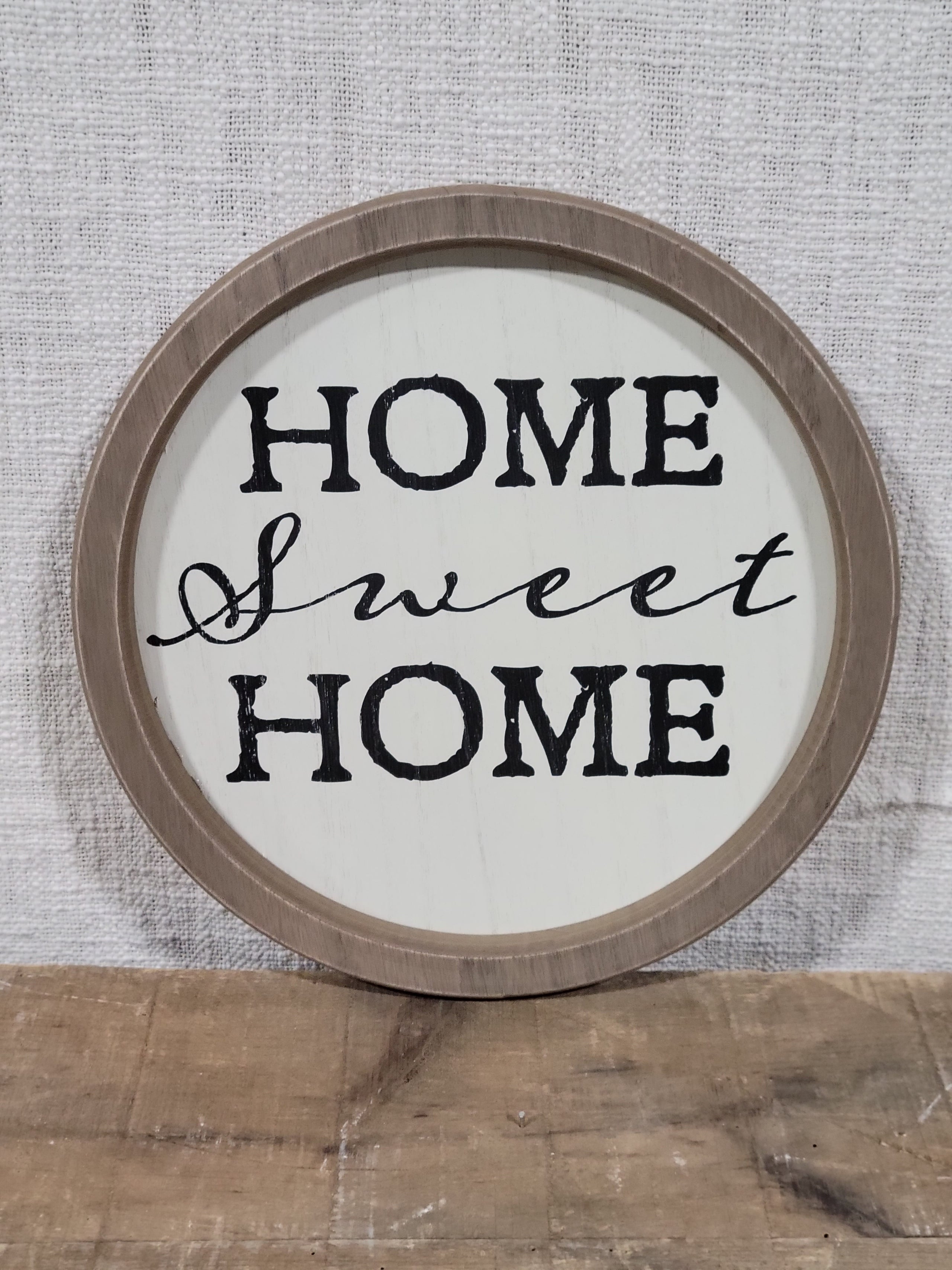 Home Sweet Home Circle Sign | Tattered Tulip