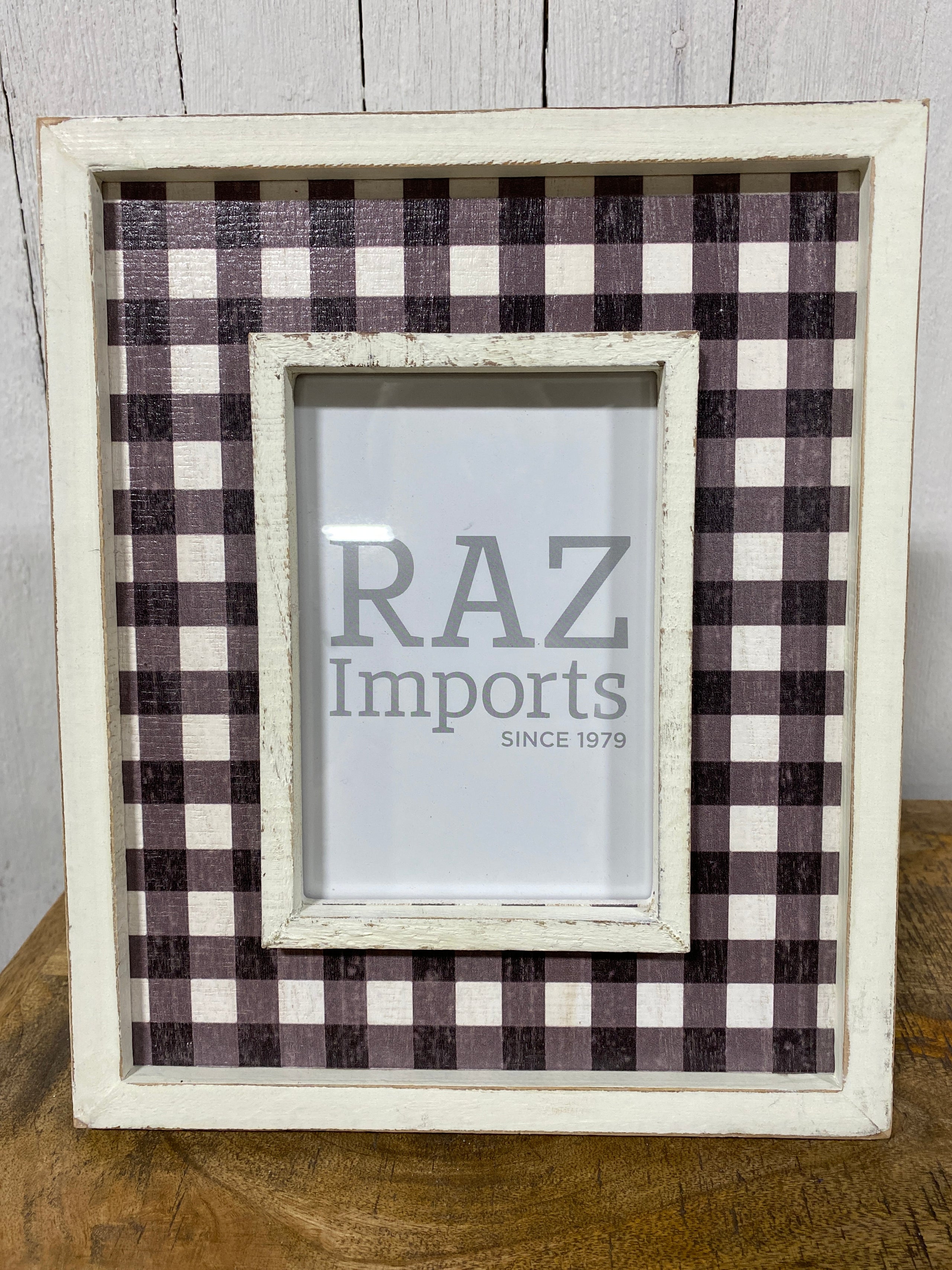 Checked Picture Frame | Tattered Tulip